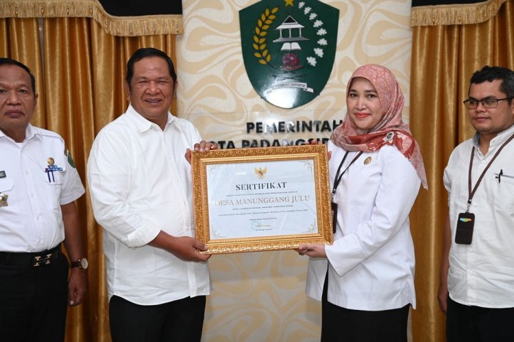 Pemko Padang Sidempuan Terima Penghargaan 100 Desa Cinta Statistik Tahun 2021 - PEMERINTAH KOTA ...